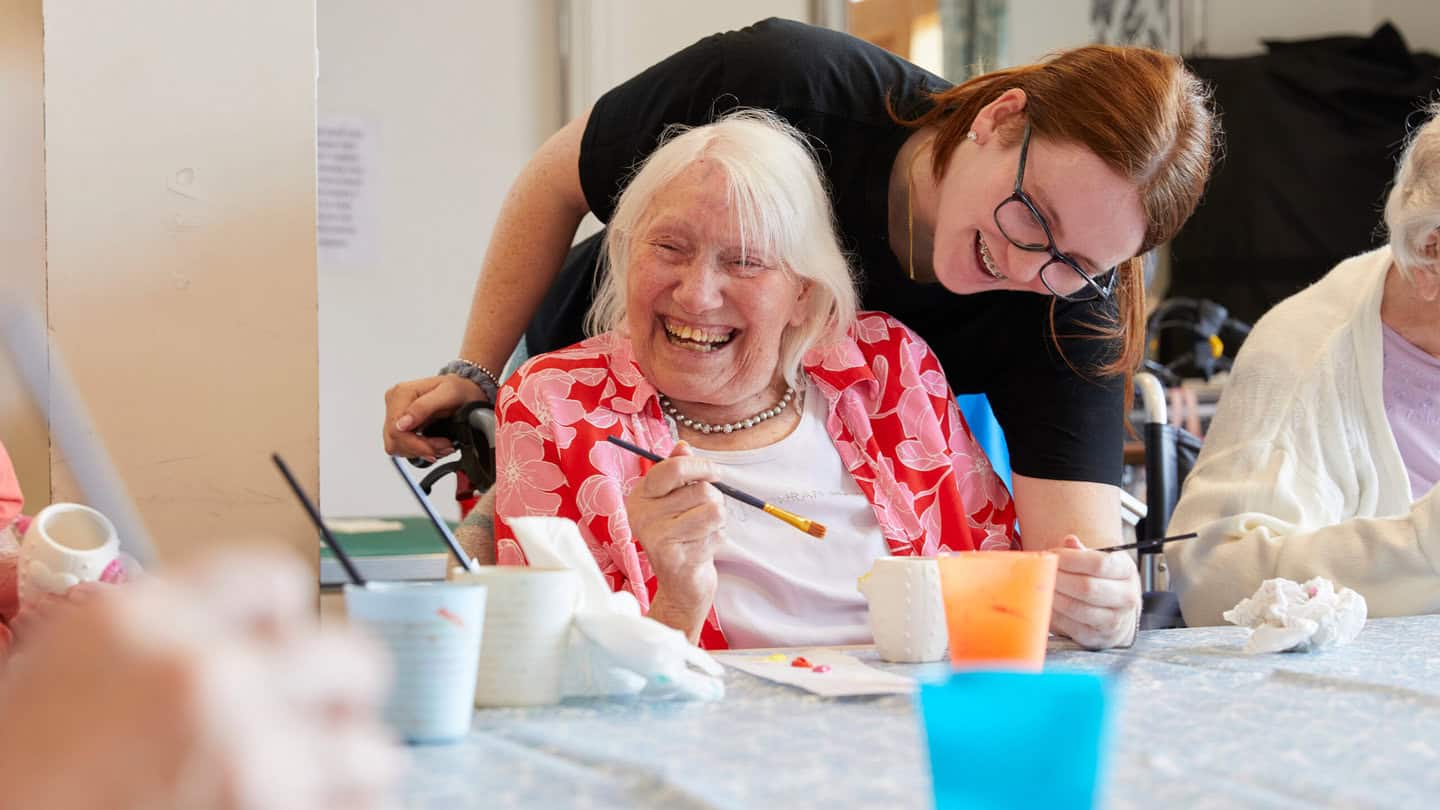 World Art Day: Painting a brighter future at Royal Star & Garter ...